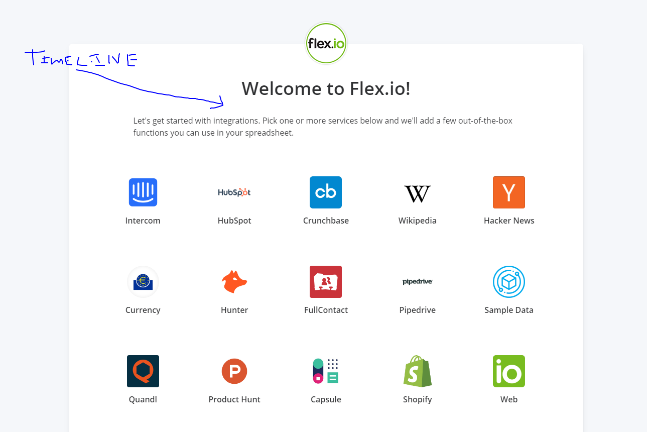 FEATURE: Onboarding Update · Issue #582 · flexiodata/flexio-web-app · GitHub
