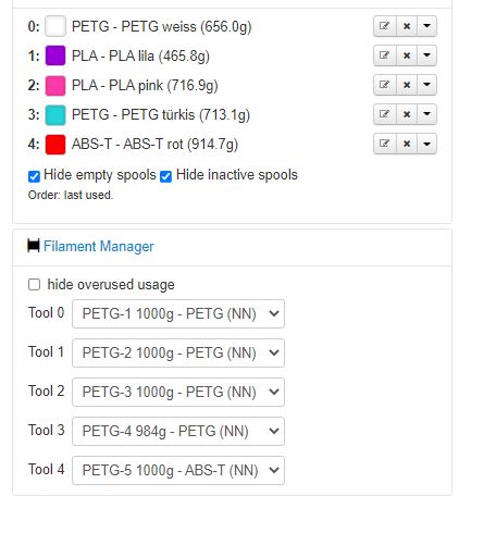 used length / weight alway 0 whith MK3s + MMU · Issue #109 · OllisGit/OctoPrint-PrintJobHistory ...