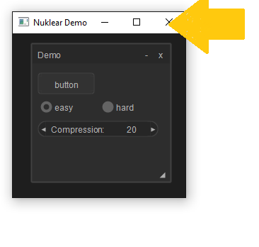 Hide/Remove this window · Issue #162 · Immediate-Mode-UI/Nuklear · GitHub
