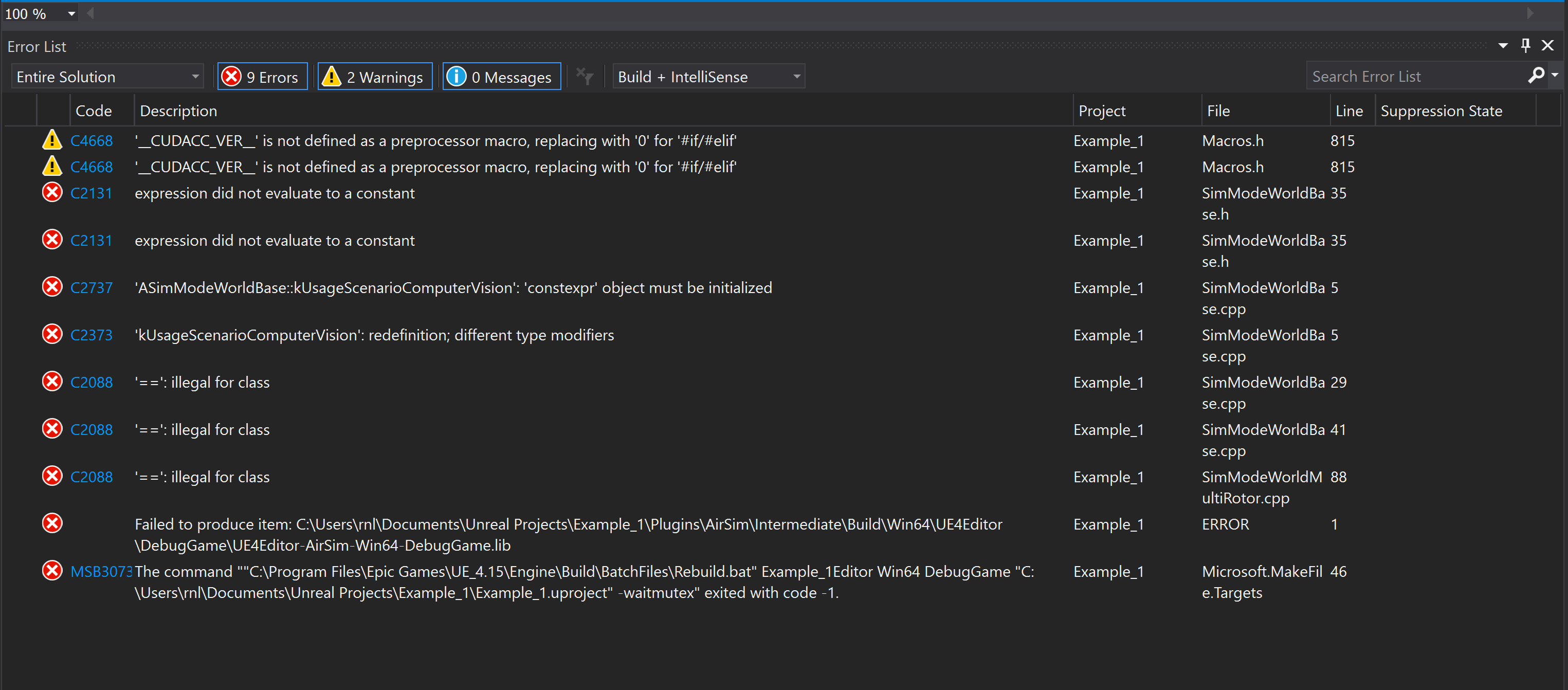 New Airsim Commit Is Not Building · Issue #337 · microsoft/AirSim · GitHub