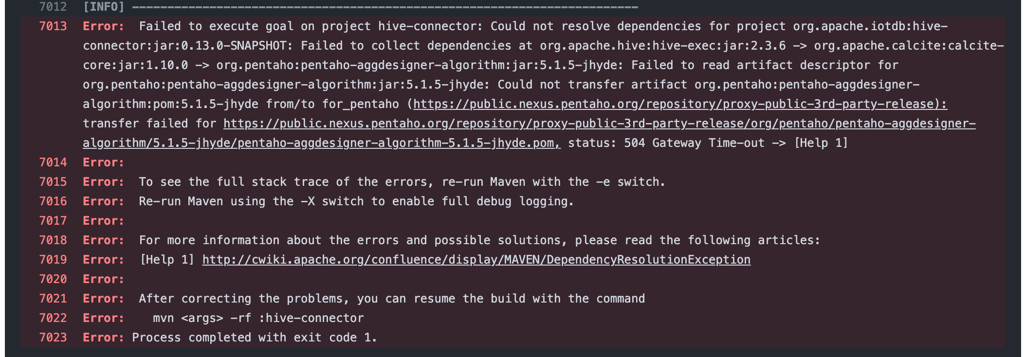 CI fail caused by dependency issue · Issue #4288 · apache/iotdb · GitHub