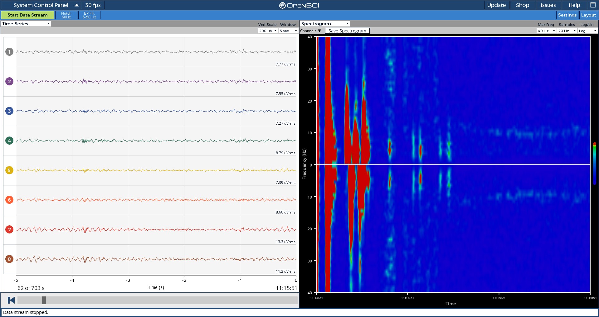 Enhancement: New widget to display L and R spectrogram · Issue #416 · OpenBCI/OpenBCI_GUI · GitHub