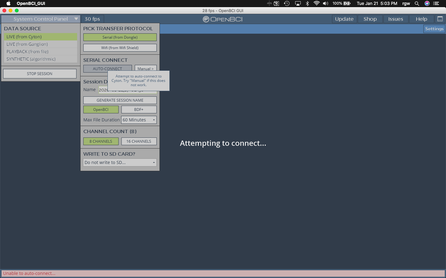 Display "Trying to connect" for Successful Connections · Issue #628 ...