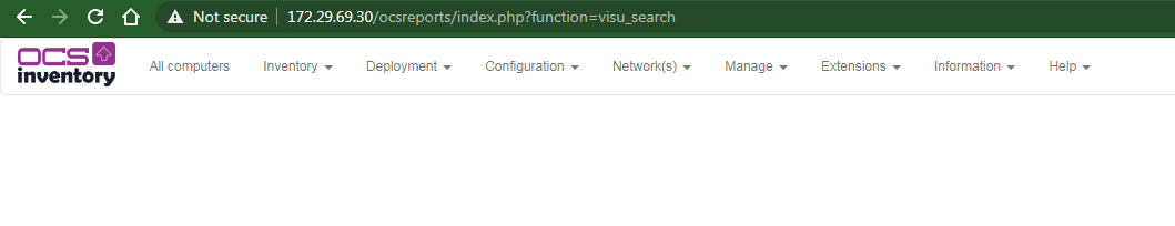 VISU search display blank page at OCSreport version 2.7 · Issue #1021 · OCSInventory-NG ...