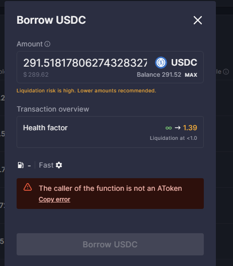 Usage of the Max button causes issues for repayments and borrows · Issue #609 · aave/interface ...