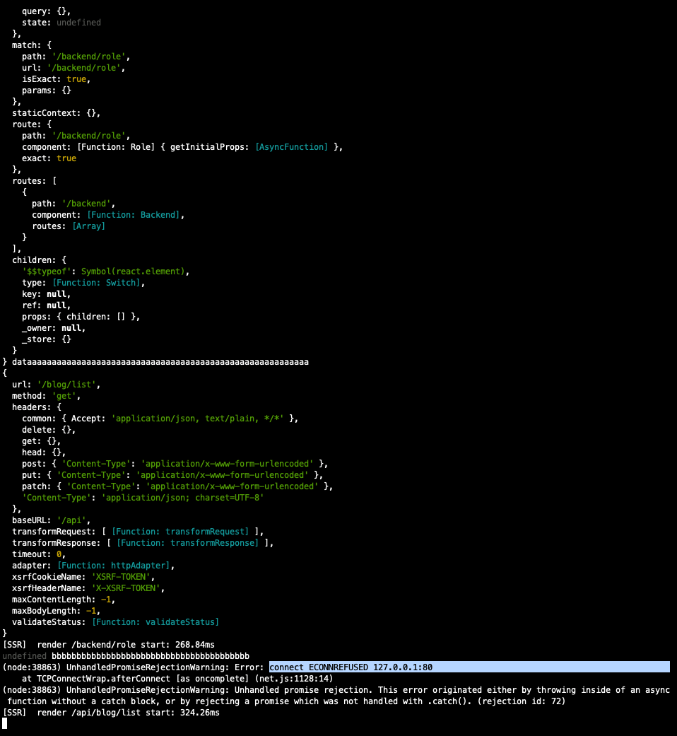 example SSR koa 运行服务端渲染，接口默认是80端口，直接调不到代理的地址 · Issue #5408 · umijs/umi · GitHub
