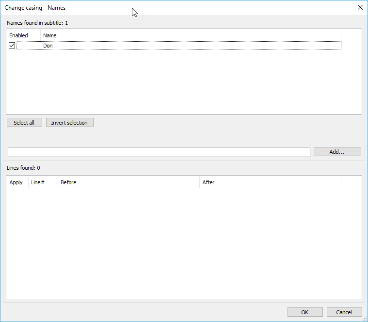 Change Casing on Names Only Worked Once! · Issue #2461 · SubtitleEdit/subtitleedit · GitHub