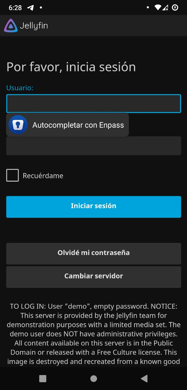 Account Manager login · Issue #163 · jellyfin/jellyfin-android · GitHub