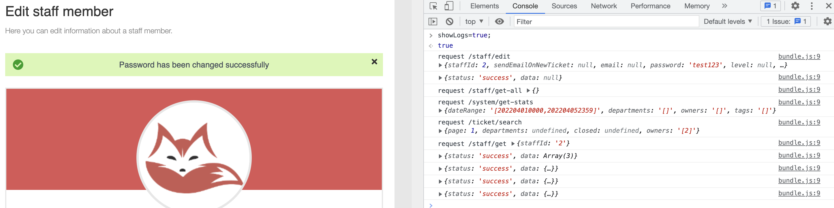 Incorrect password form login to the users · Issue #1180 · opensupports/opensupports · GitHub