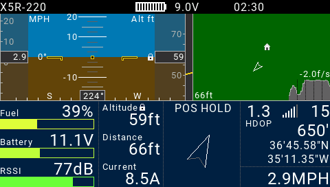 [Feature Request] Altitude graph · Issue #254 · teckel12/LuaTelemetry · GitHub