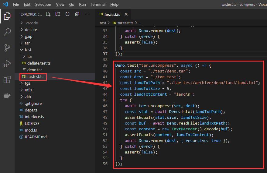 NotFound: No such file or directory · Issue #4 · deno-library/compress · GitHub