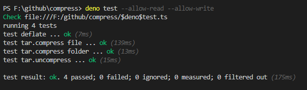 NotFound: No such file or directory · Issue #4 · deno-library/compress · GitHub