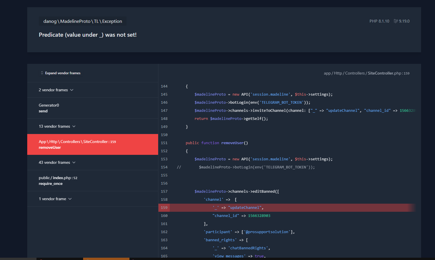 editBanned throwing - Predicate (value under _) was not set! Whats the correct way of this code ...