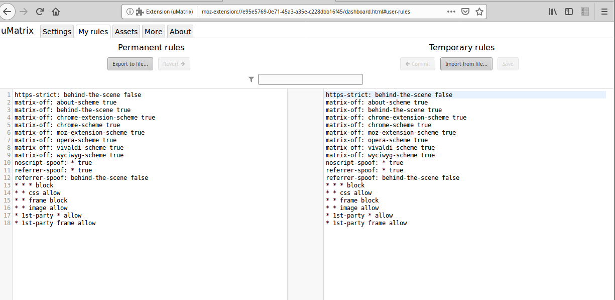 No "Edit" button on "My rules" tab in "Temporary rules". · Issue #154 ...
