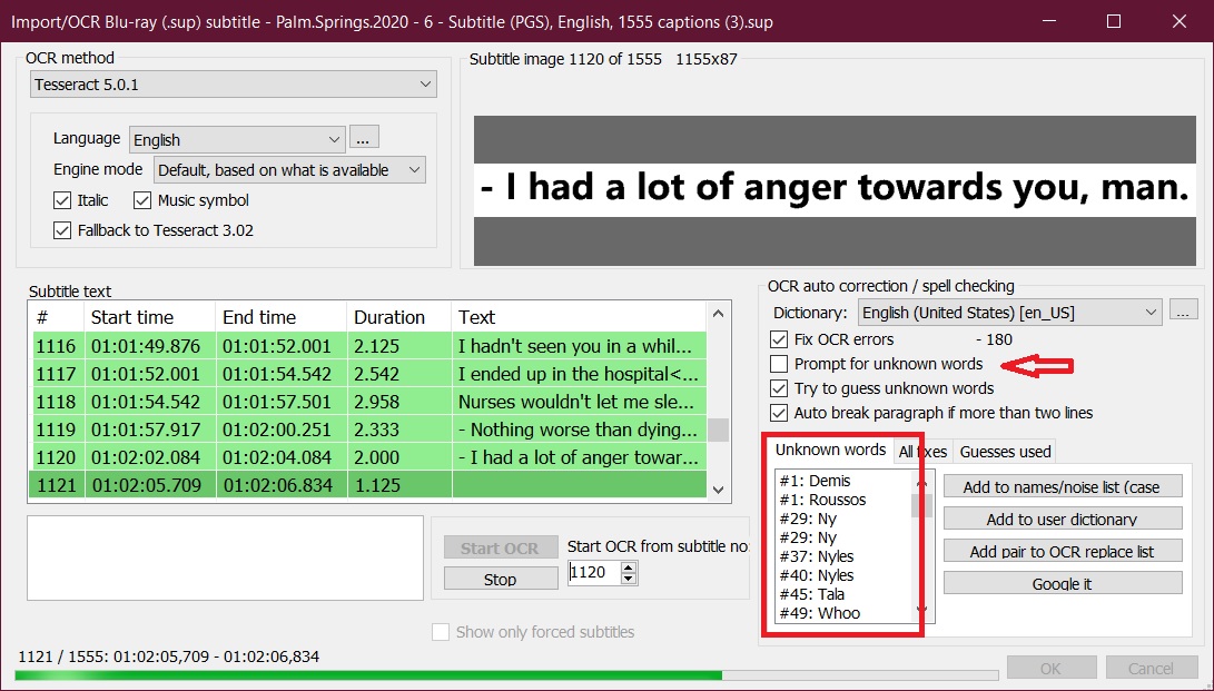 [Feature Suggestion] Show original line from .sup when spellchecking after OCR · Issue #5744 ...