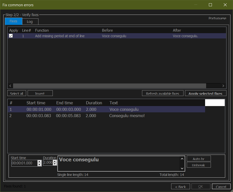 Fix common errors: Period after lines · Issue #5899 · SubtitleEdit/subtitleedit · GitHub