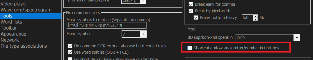 Go to previous/next subtitle shouldn't place cursor within text area at ...