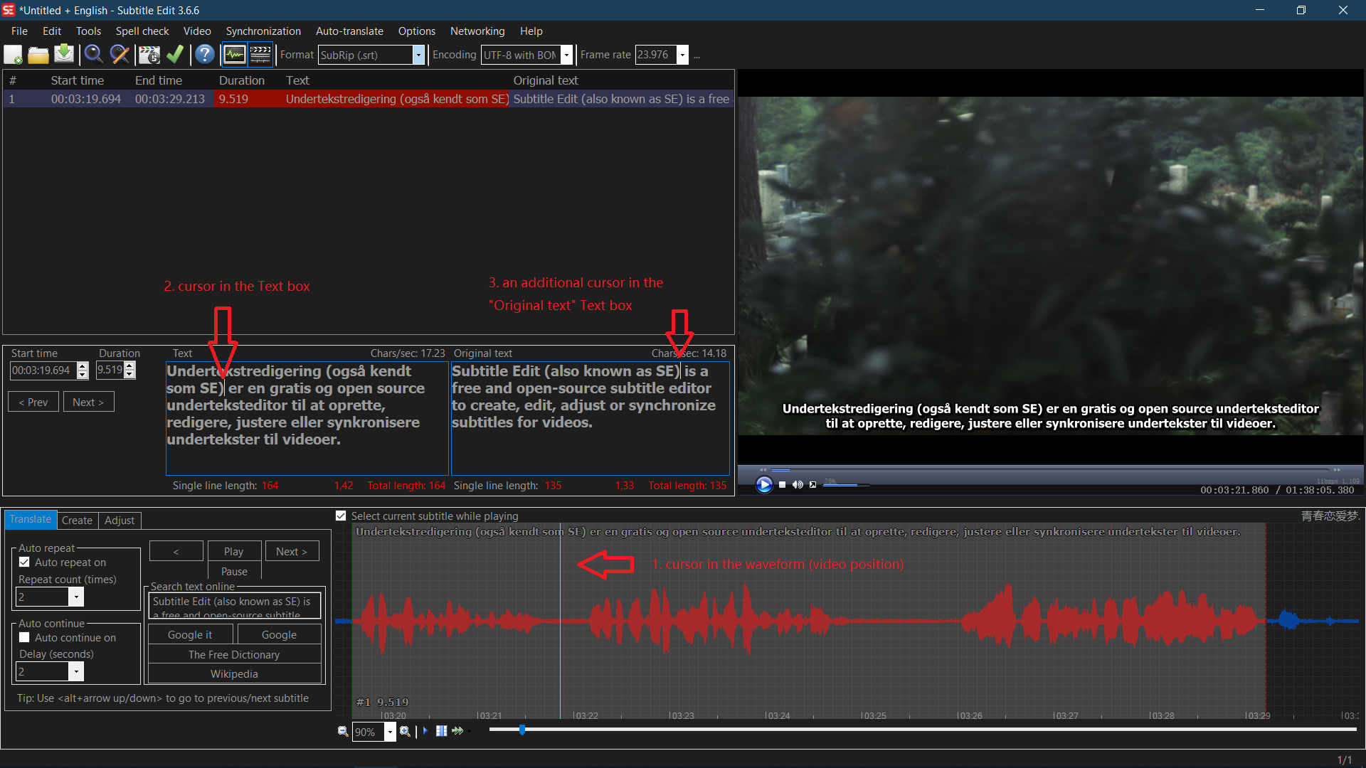 [Shortcut request] Split line at cursor/video position (translator mode) · Issue #6087 ...