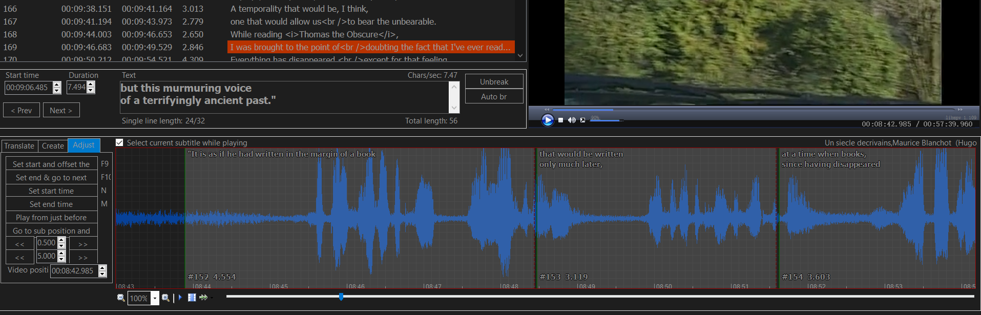 The actual sound comes out slower than the waveform graph. · Issue #5865 · SubtitleEdit ...