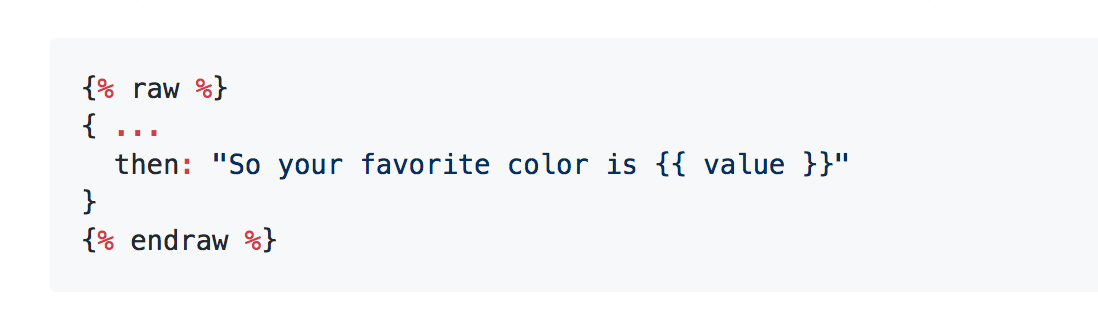 Curly braces in javascript code blocks are treated as templates · Issue ...