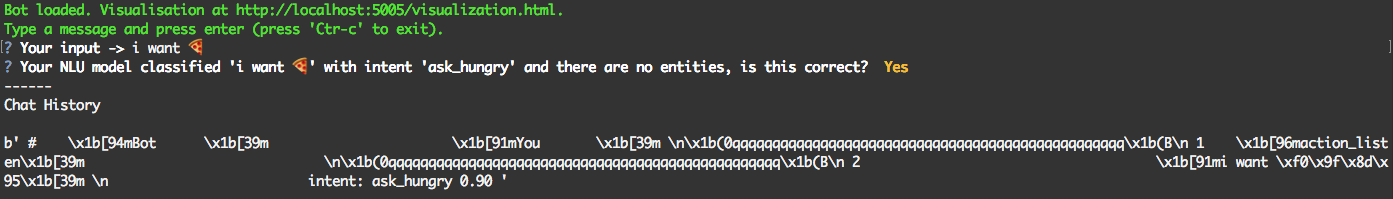 byte output in interactive learining · Issue #3091 · RasaHQ/rasa · GitHub