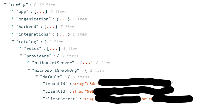 🐛 Bug Report: Secret not redacted in DevTools Config tab · Issue #18812 · backstage/backstage ...