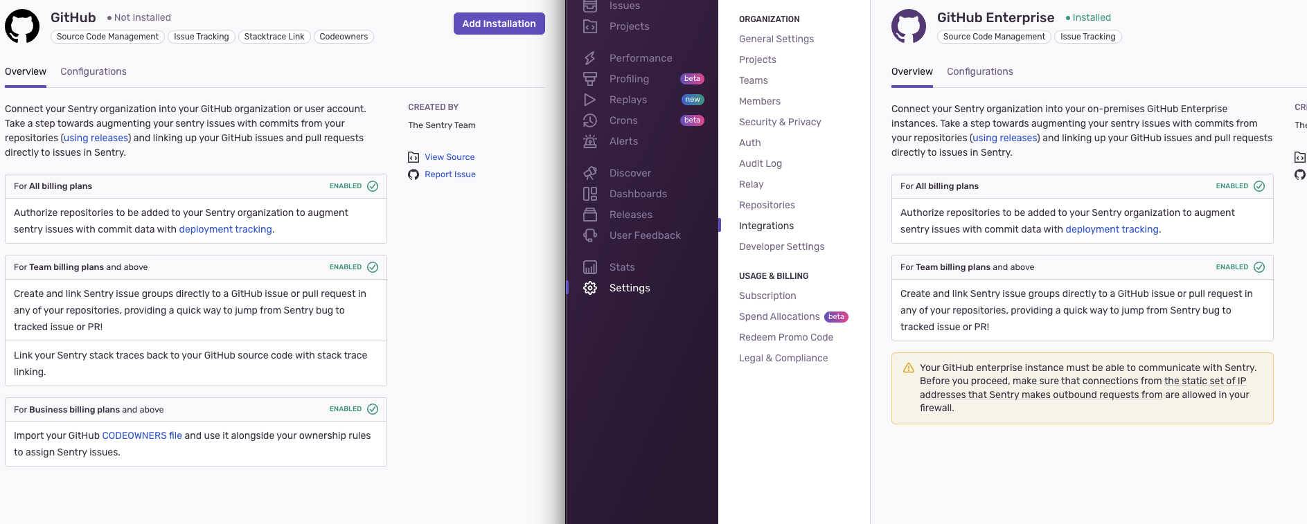 [Integrations] - Github Enterprise - Able to use the same features as Github · Issue #46521 ...