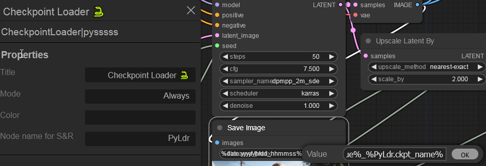 Node name for S&R resolves to object Object · Issue #61 · pythongosssss/ComfyUI-Custom-Scripts ...