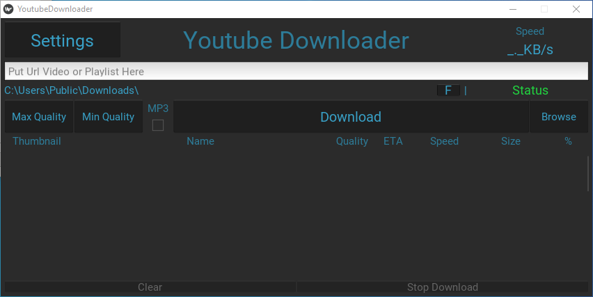 GitHub - Kamalc/Youtube_Downloader_Beta: Program to Download videos from YouTube