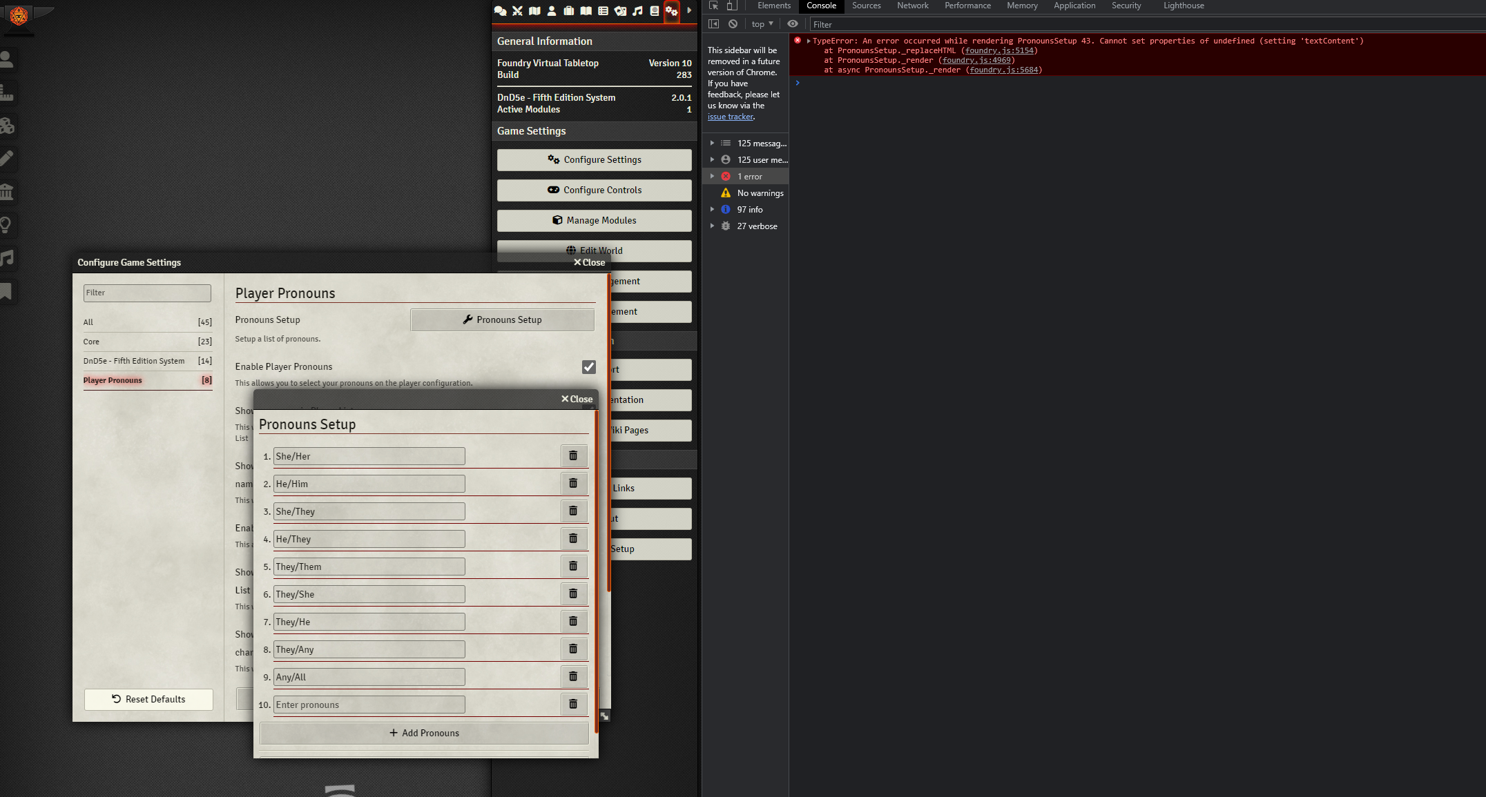 Error because of empty Title in Pronouns Setup window · Issue #18 · vtt ...