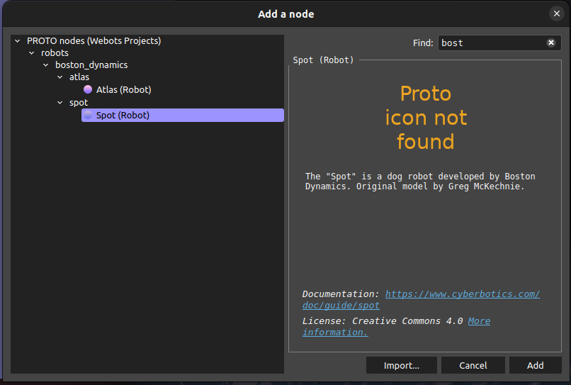 Remote PROTO without icon throw download warning · Issue #5066 · cyberbotics/webots · GitHub