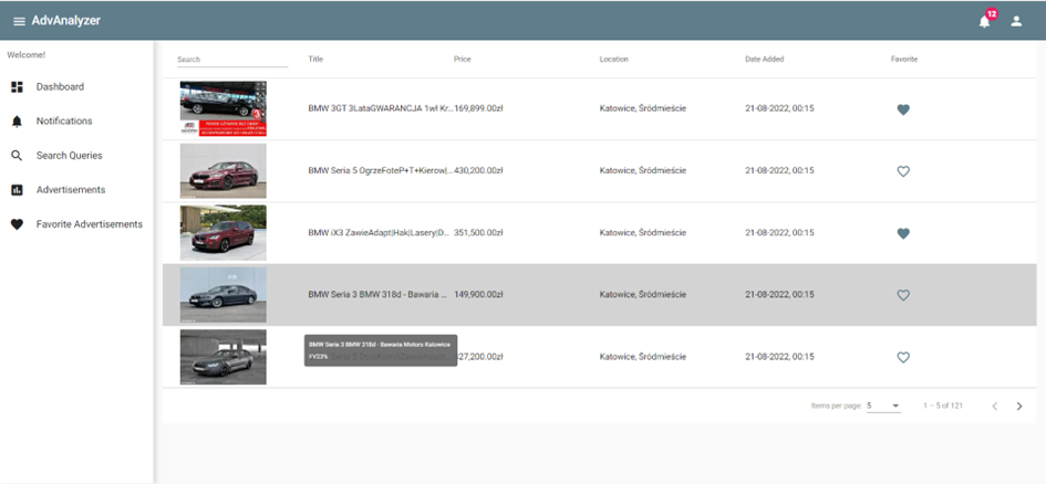 GitHub - filipkbt/AdvAnalyzer: AdvAnalyzer is a Web Application written using Angular 14 and ...