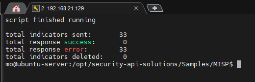 Unable To Integrate A Misp Instance With Microsoft Sentinel · Issue 841 · Misp Pymisp · Github