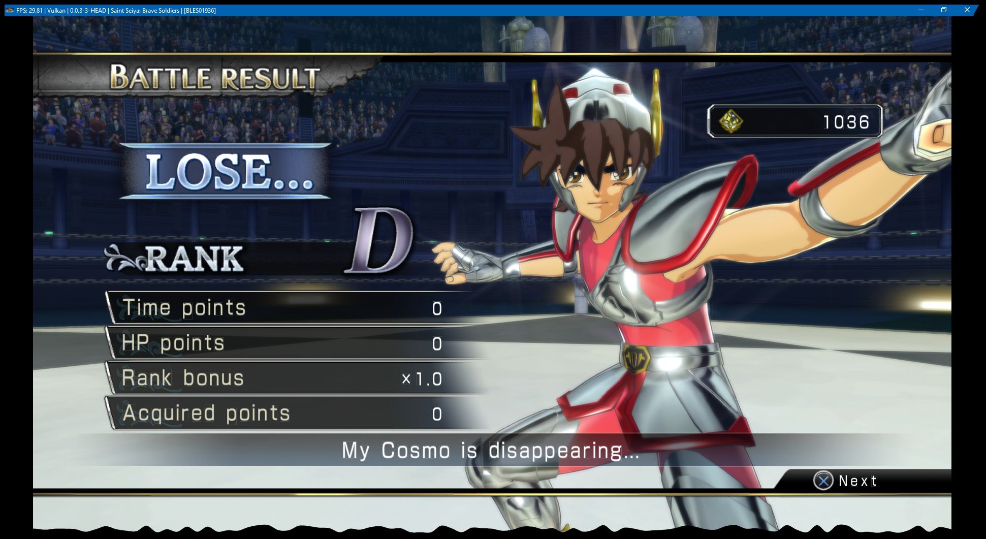 Saint Seiya Brave Soldiers [BLES01936] · Issue #3170 · RPCS3/rpcs3 · GitHub