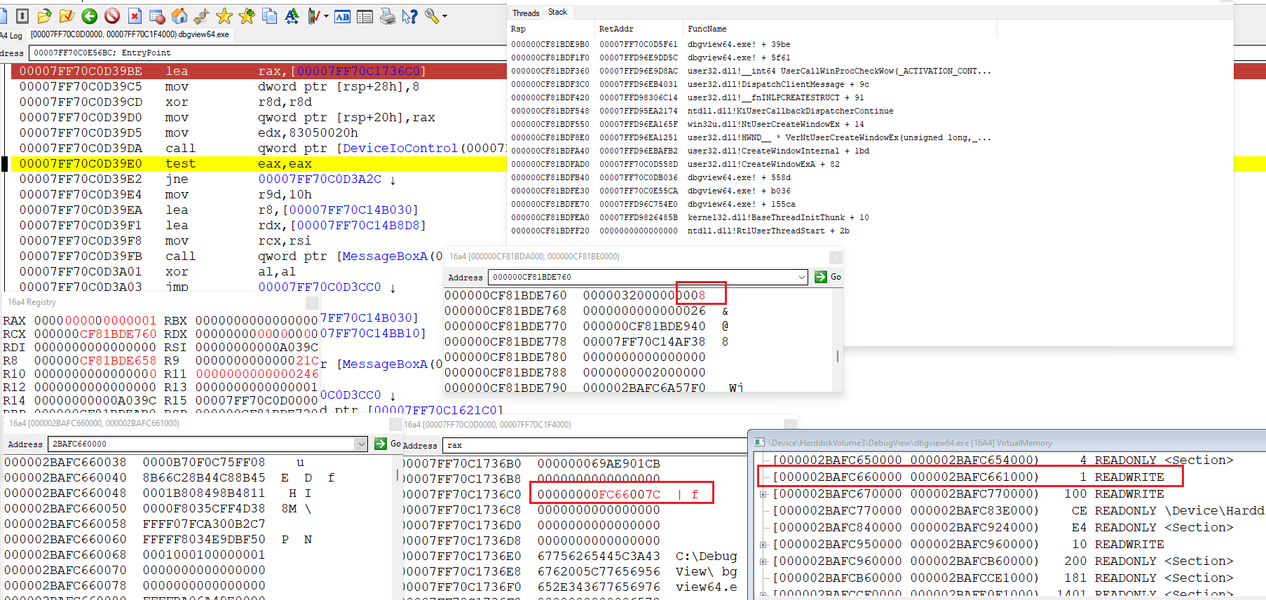 dbgview64.exe ( version 4.90 ) crash · Issue #421 · MicrosoftDocs/sysinternals · GitHub