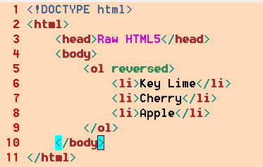 'reversed' not reversed when parsing ordered lists in HTML5. · Issue #97097 · microsoft/vscode ...