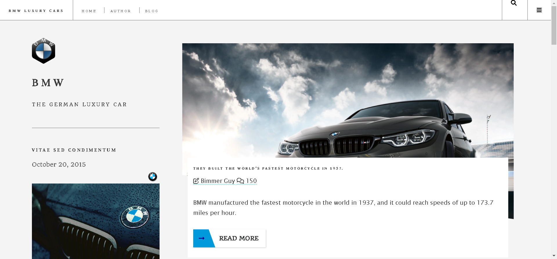 GitHub - CodeLikeAGirl29/my-blog: A BMW Blog I created from scratch ...