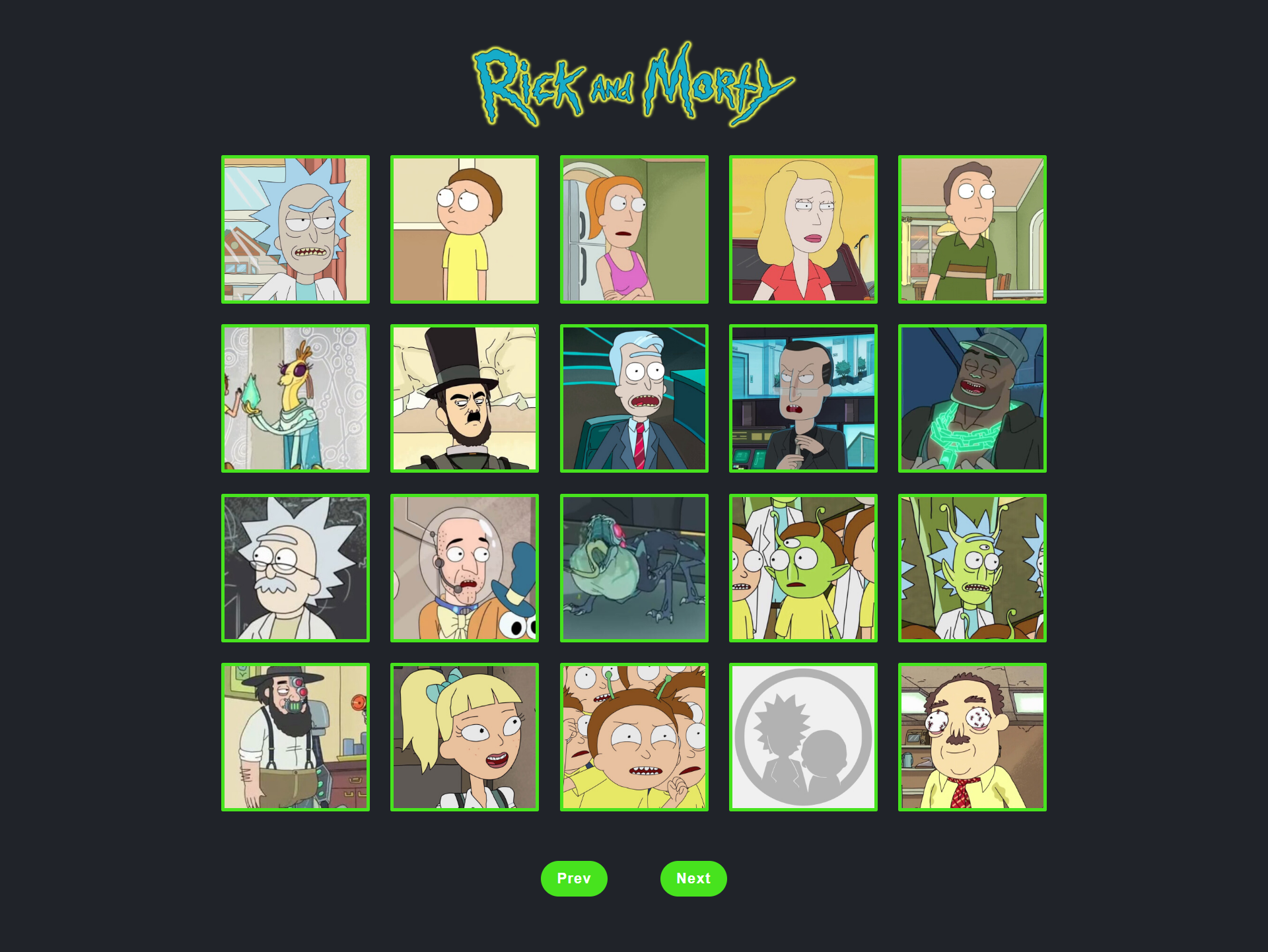 GitHub - CodeLikeAGirl29/rick-and-morty-api: An API with the characters from Rick & Morty.