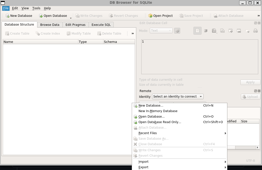 [Bug]: menus become detached. · Issue #3228 · sqlitebrowser/sqlitebrowser · GitHub