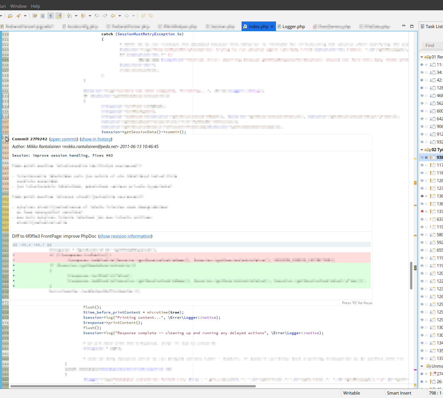 Support rendering line age and history in line number column · Issue #163218 · microsoft/vscode ...