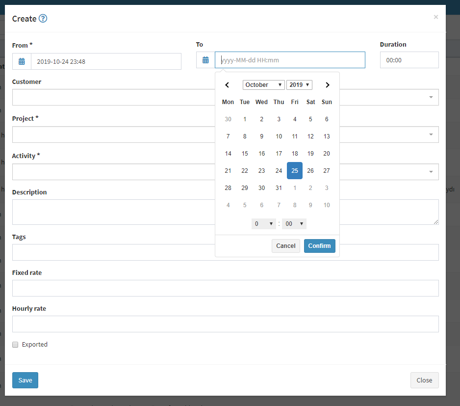 Add a "now" button to manual timesheet entry · Issue #844 · kimai/kimai · GitHub