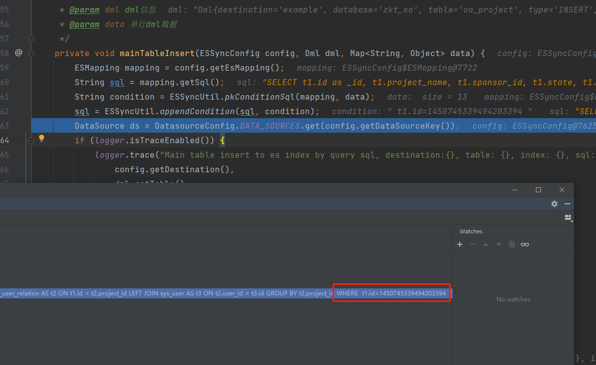 canal-adapter es同步mysql数据时主SQL无法使用GroupBy · Issue #3876 · alibaba/canal · GitHub