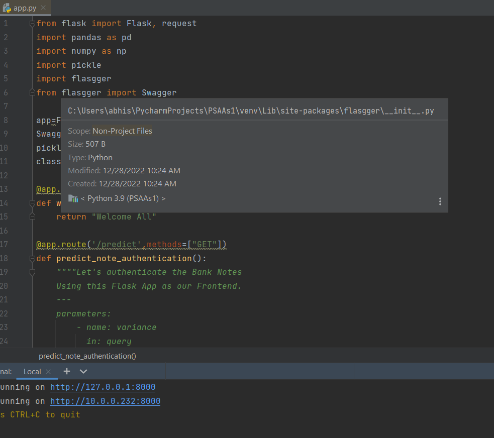 GitHub - Abhishek18101996/BankNoteAuthentication