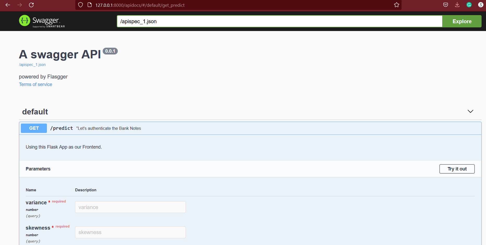 GitHub - Abhishek18101996/BankNoteAuthentication
