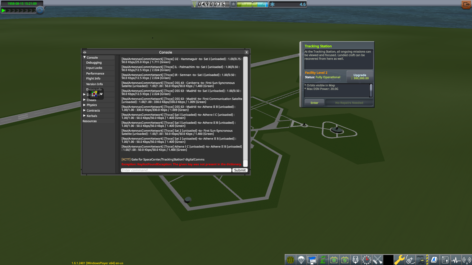 Tracking station update from lvl2 to lvl3 impossible · Issue #1145 ...