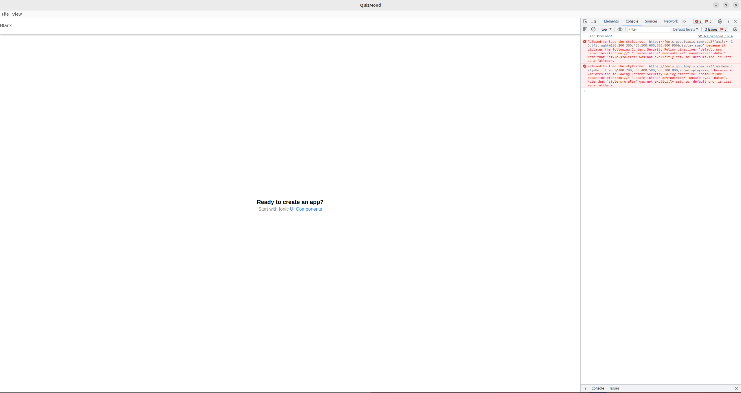 [new app - bug] does not execute correctly, devtools disconnects · Issue #271 · capacitor ...
