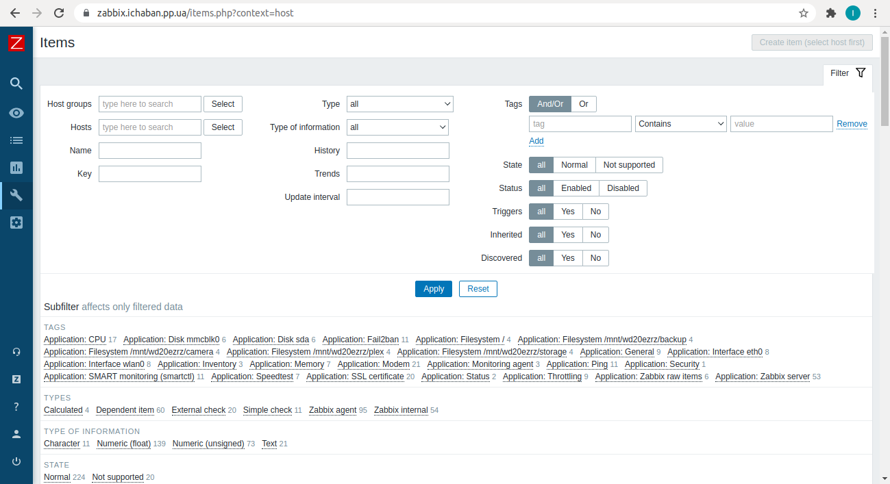 Add Items to Configuration menu and Add Triggers to Configuration menu does not work with Zabbix ...