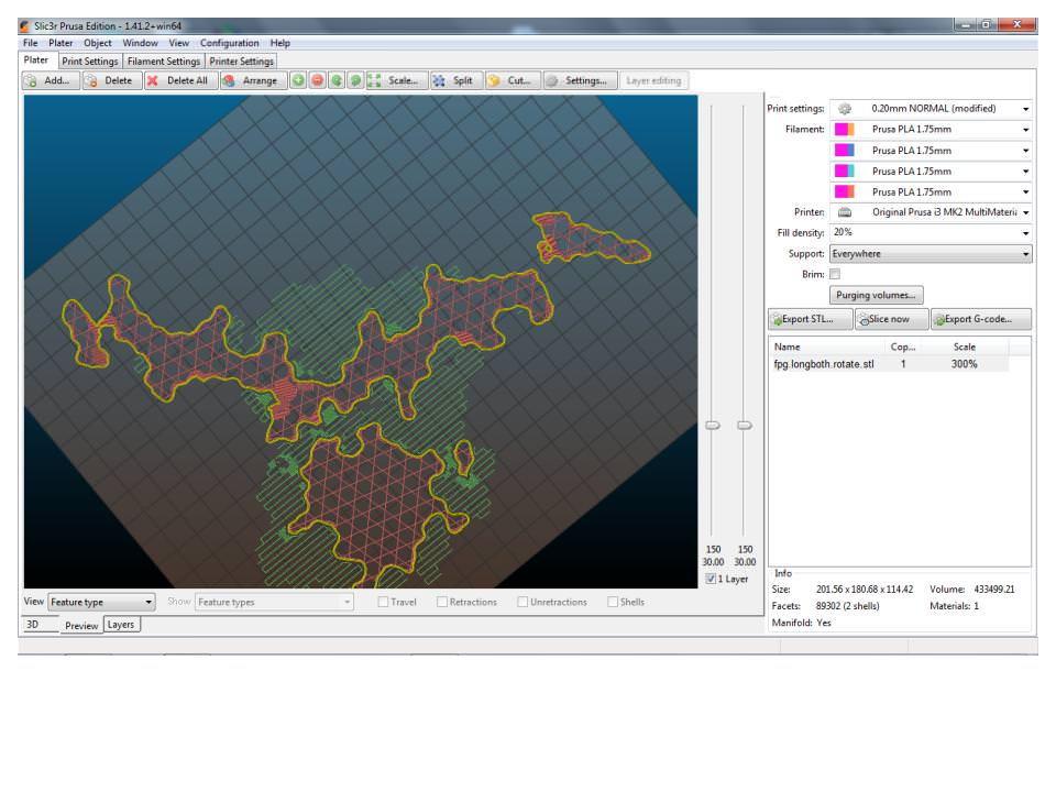 supports overlap object when 2 STL files loaded · Issue #1447 · prusa3d ...
