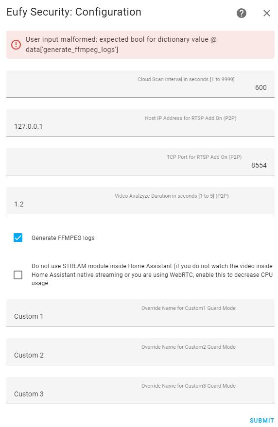 Installation problem · Issue #798 · fuatakgun/eufy_security · GitHub