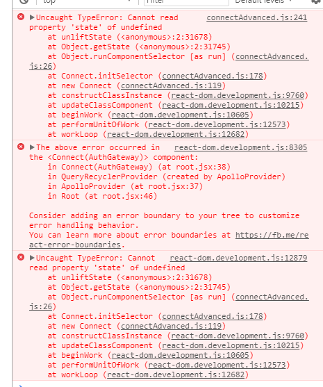 [4 0] Uncaught Typeerror Cannot Read Property State Of Undefined · Issue 2715 · Reduxjs